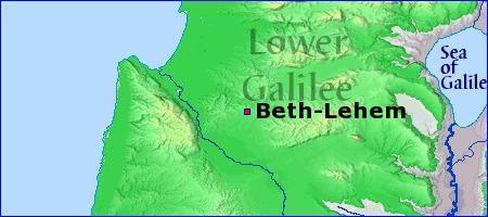 Map - Beth-Lehem - BibleBento.com